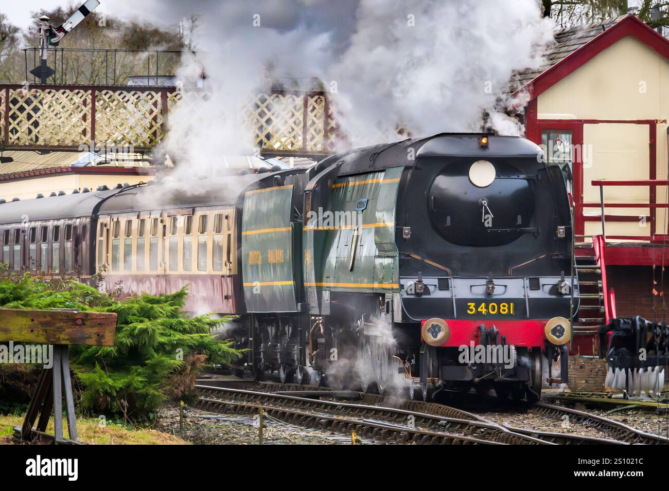 The East Lancashire Railway a new home for steam locomotive 34081 92 ...