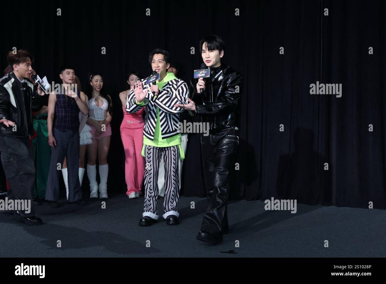 TAIPEI, CHINA - DECEMBER 30, 2024 - Taiwanese pop boy group ENERGY and ...