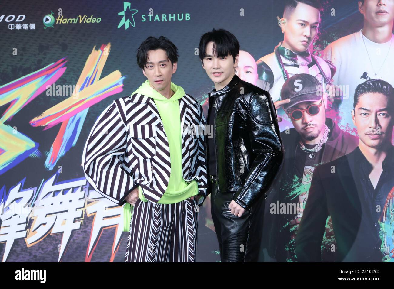 TAIPEI, CHINA - DECEMBER 30, 2024 - Taiwanese pop boy group ENERGY and ...
