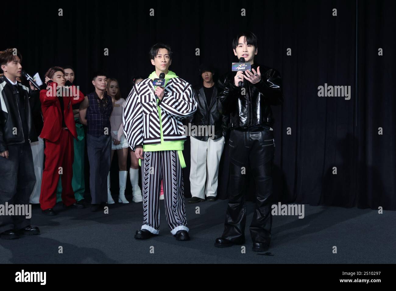 TAIPEI, CHINA - DECEMBER 30, 2024 - Taiwanese pop boy group ENERGY and ...