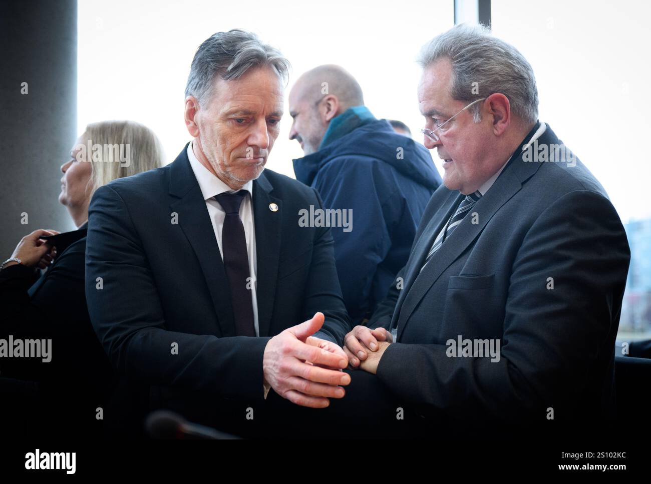Berlin, Germany. 30th Dec, 2024. Holger Münch (l), President of the ...