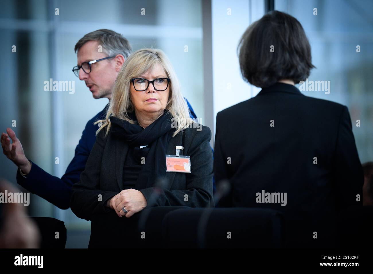 Berlin, Germany. 30th Dec, 2024. Simone Borris (non-party, center ...