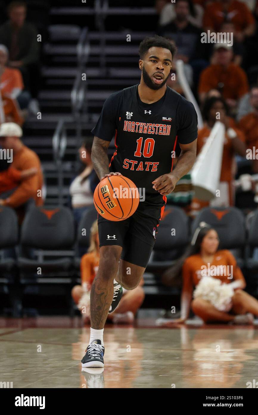 AUSTIN, TX - DECEMBER 29: Northwestern State Demons guard Jon Sanders ...