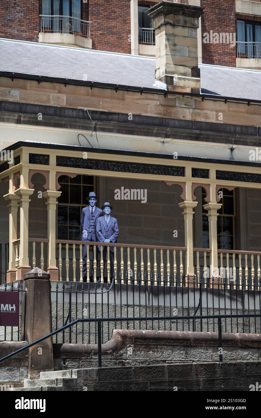 Justice and Police Museum with cardboard cutouts of well known ...