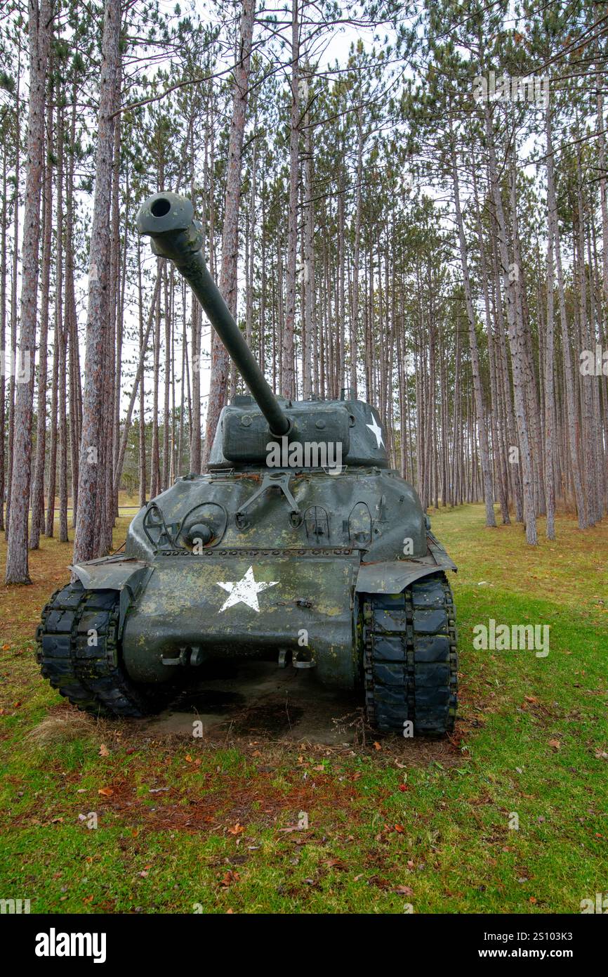 Pennsylvania Military Museum at State College a M4A1 (76) W Sherman ...
