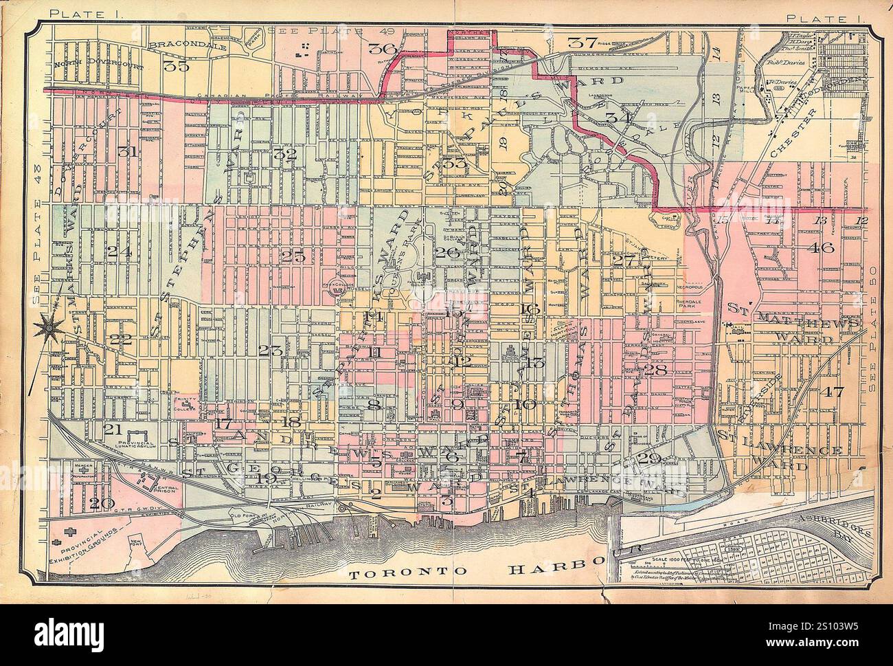 Atlas of the city of Toronto and vicinity from special survey founded ...
