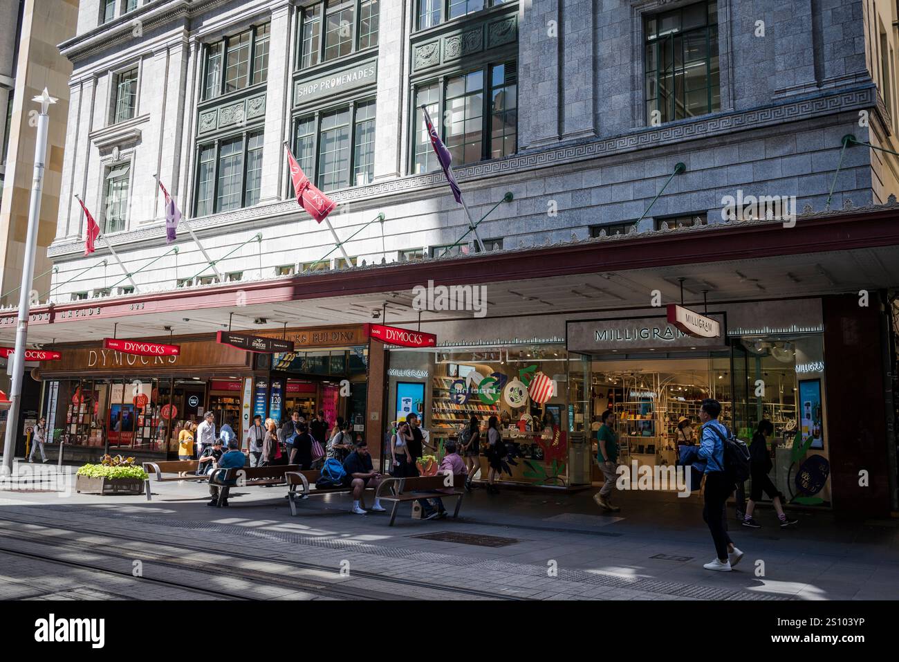 Dymocks Bookstore in George Street, Central Business District, CBD ...