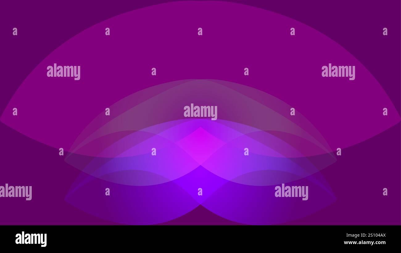 Abstract purple background wallpaper with objects overlapping Stock ...