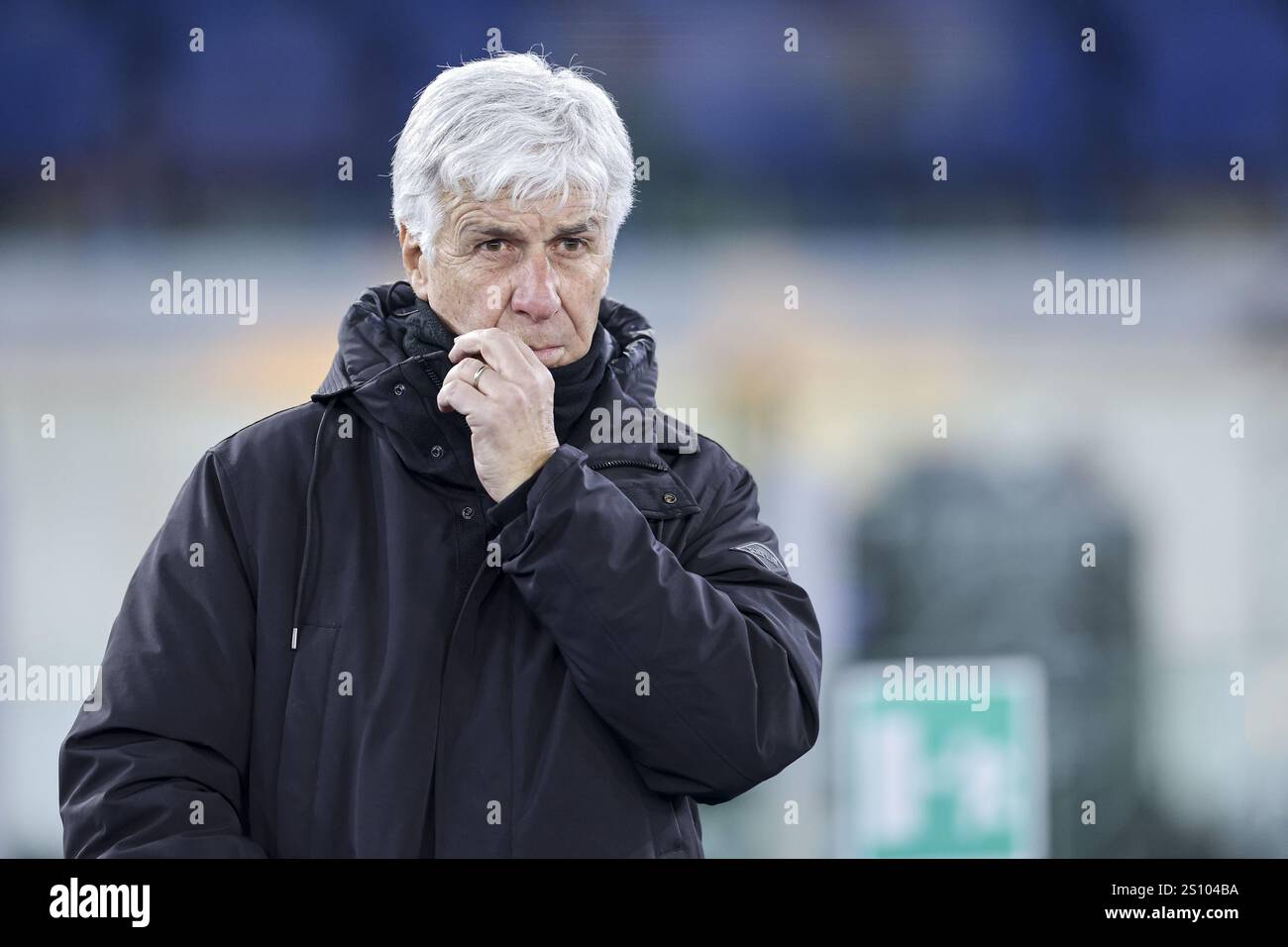 Rome, Italy. 28th Dec, 2024. Atalanta's Italian coach Gian Piero ...