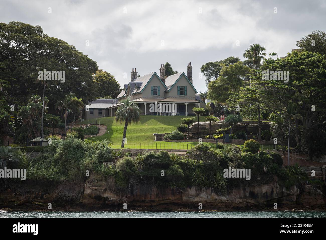 Kirribilli House, the secondary official residence of the prime ...