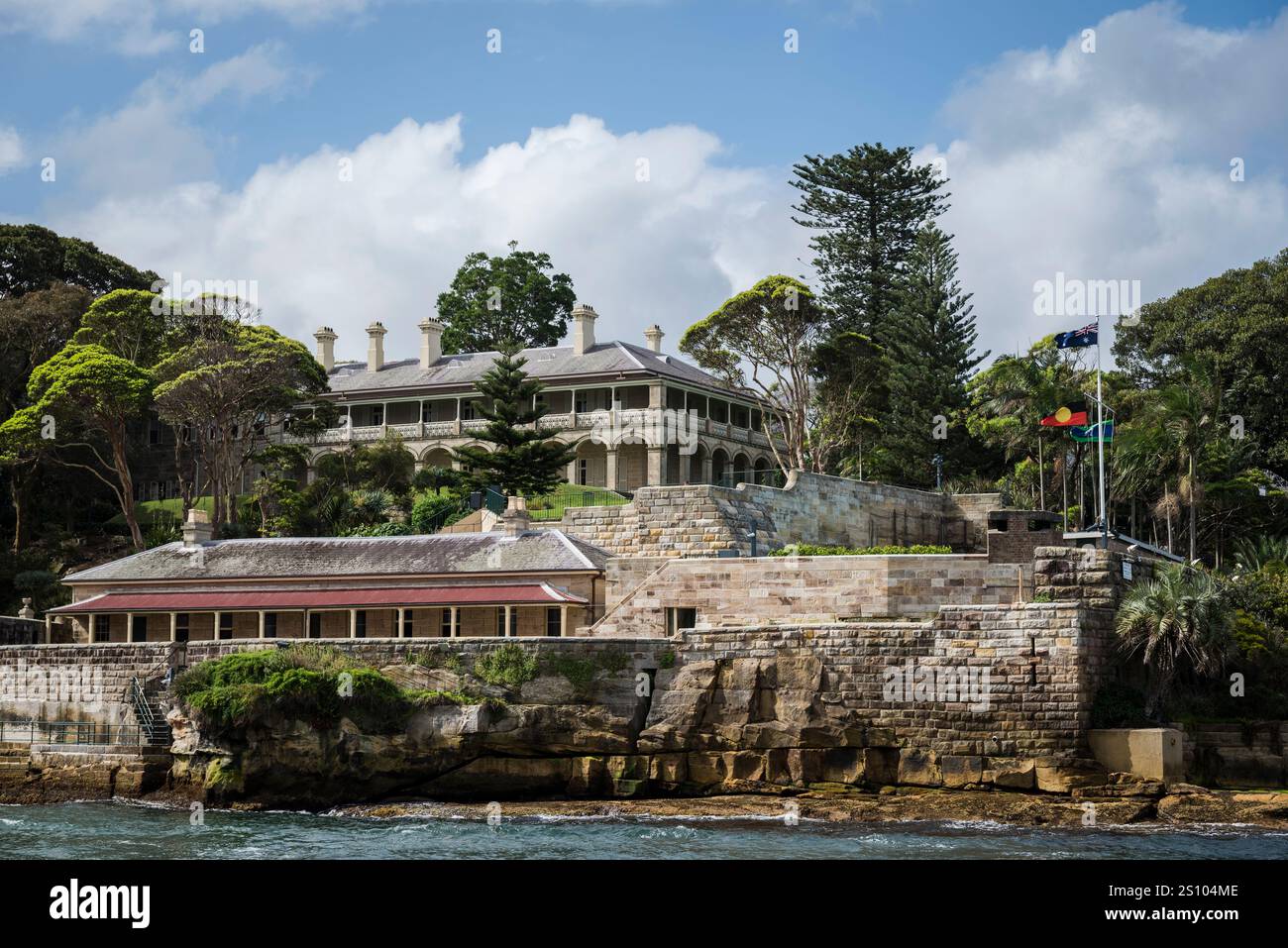 Admiralty House, the official residence of the governor-general of ...
