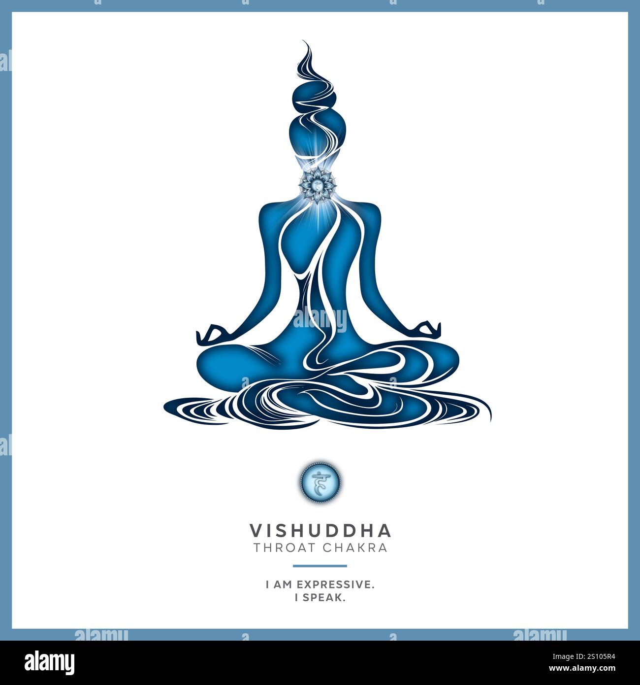 Vishuddha chakra hi-res stock photography and images - Alamy