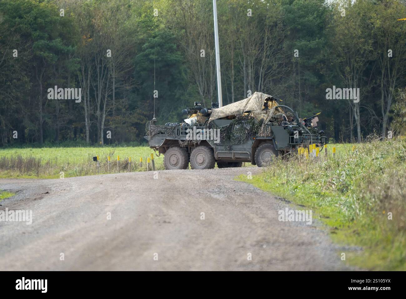 British army Supacat Coyote (MWMIK) 6x6 rapid assault, fire support and ...