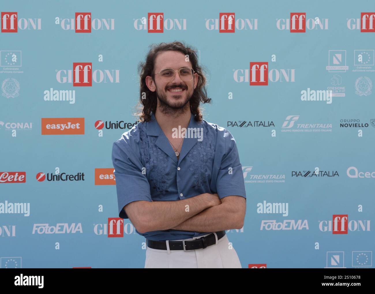 GIFFONI VALLE PIANA,ITALY - July 26,2024 : Gianluca Colucci at Giffoni Film Festival 2024 - on ...