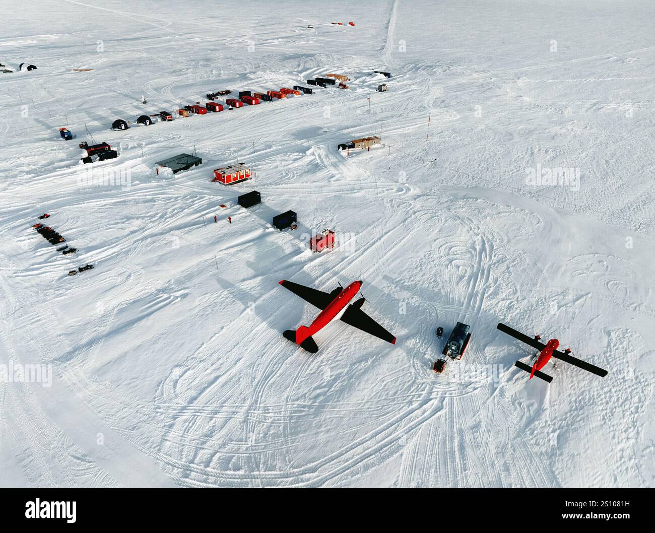 Antarctic base and scientific research station on the Antarctic ...