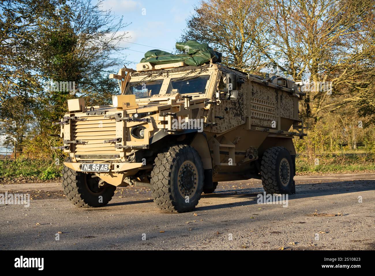 close-up of a British army Foxhound protected patrol vehicle Stock ...