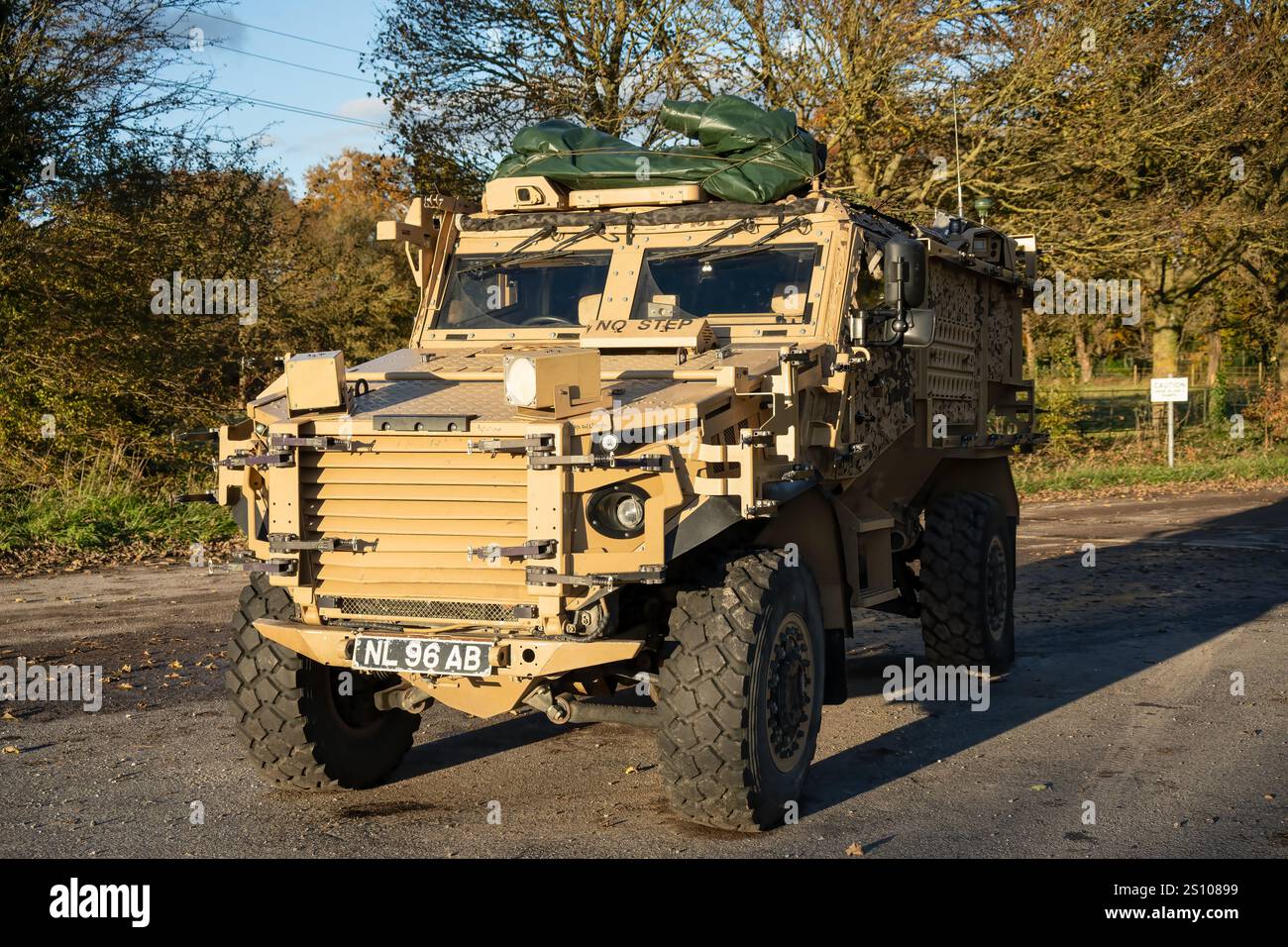 close-up of a British army Foxhound protected patrol vehicle Stock ...