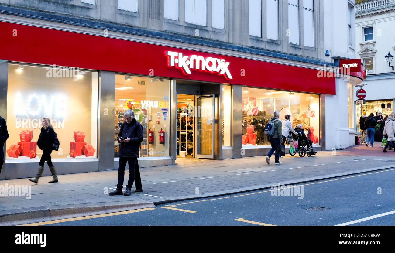 The TK Maxx department store in North Street , Brighton, Sussex UK ...