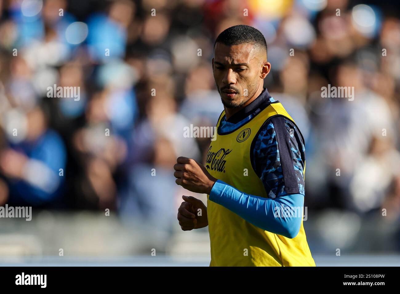 Napoli's Brazilian defender Juan Jesus looks during the Serie A ...