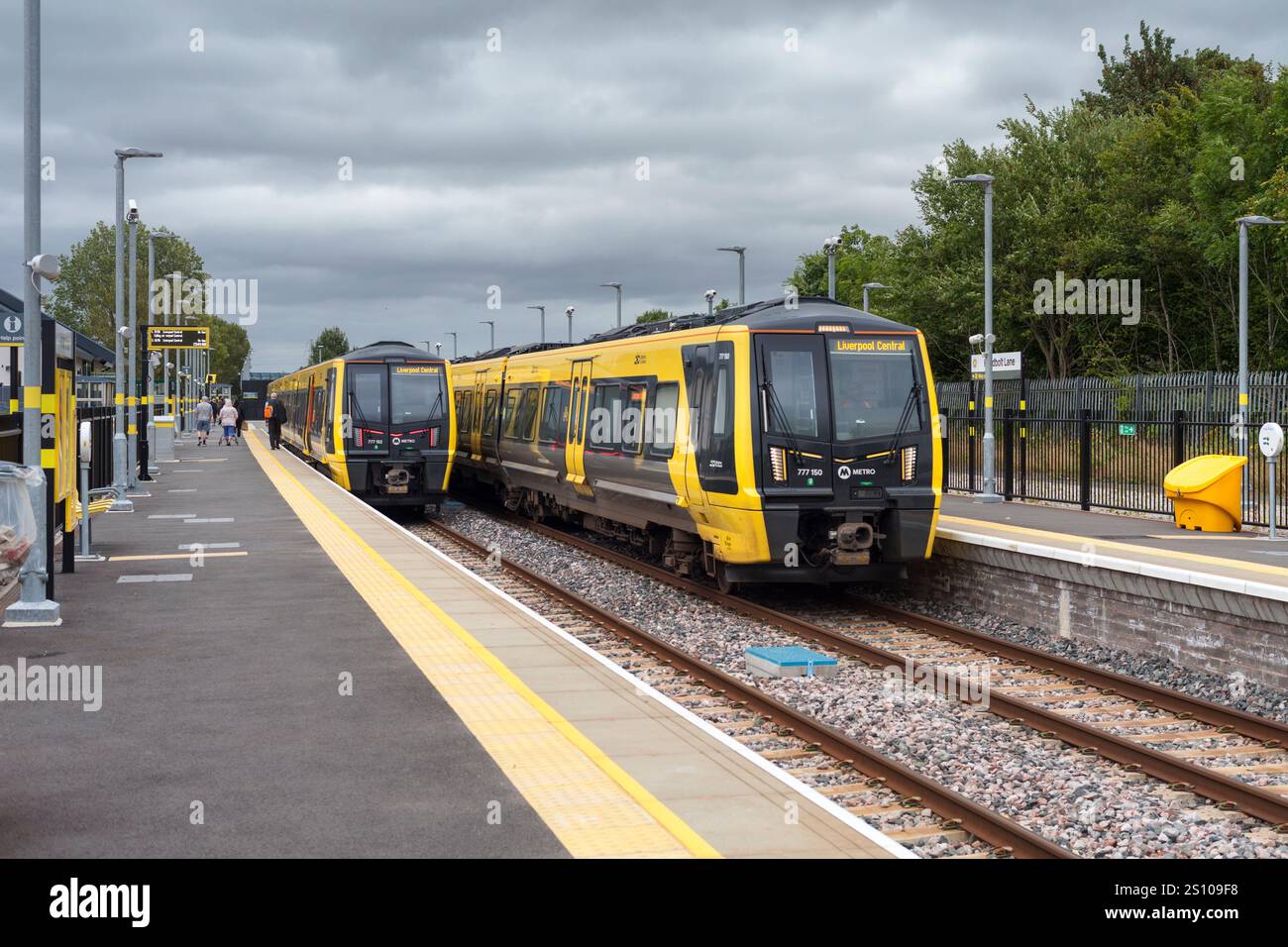 Merseyrail class 777 battery electric multiple units 777152 and 777150 ...
