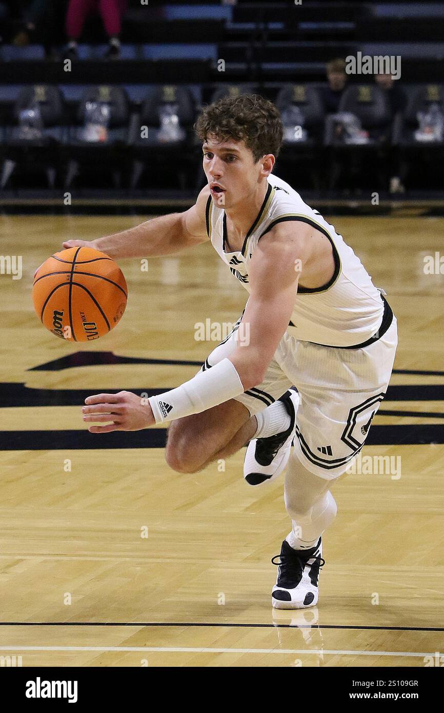 SPARTANBURG, SC - DECEMBER 28: Wofford Terriers guard Dillon Bailey (2 ...