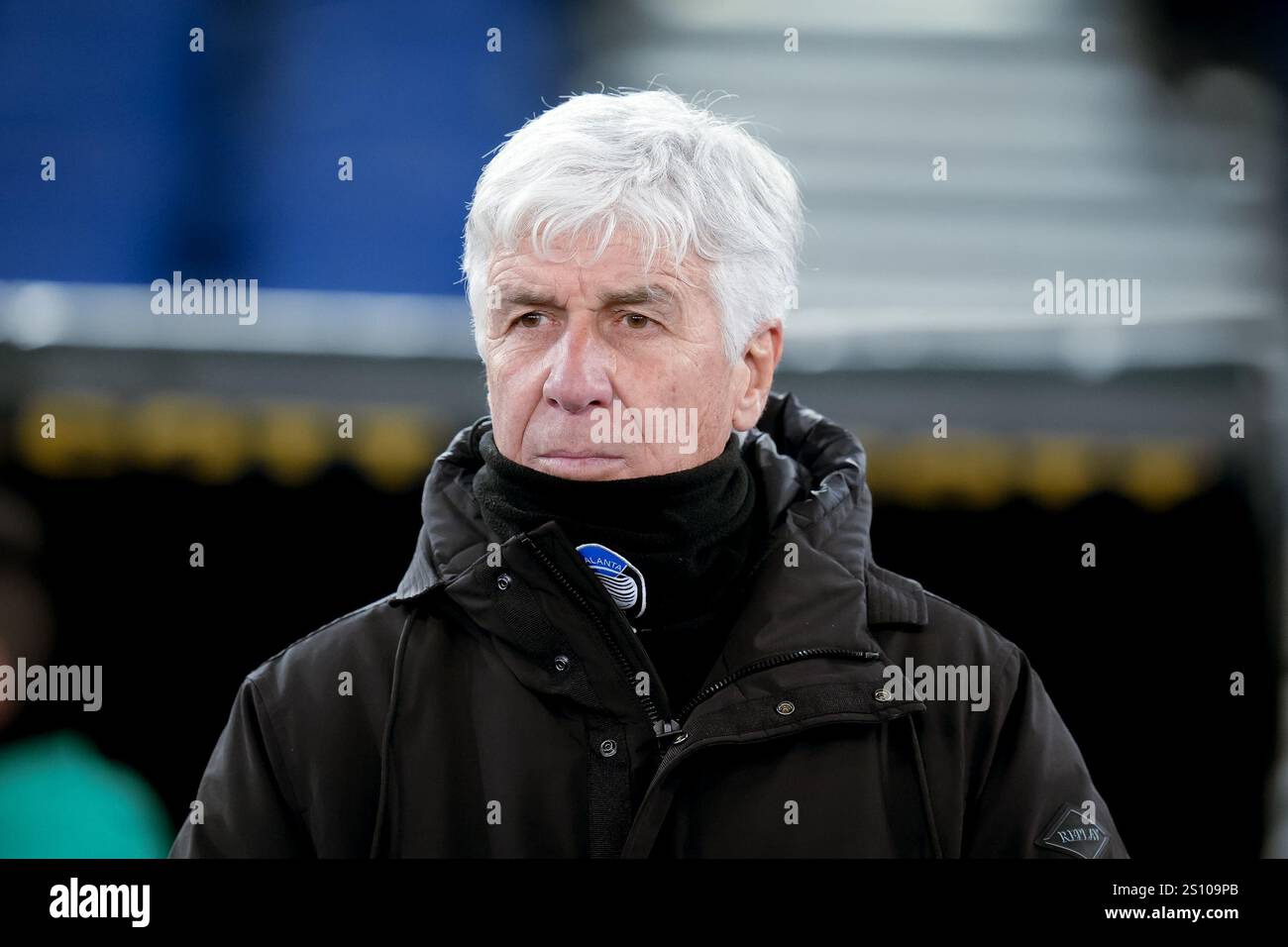Gian Piero Gasperini Head Coach of Atalanta BC looks on during the ...