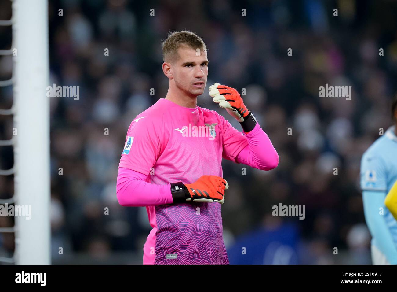 Ivan Provedel of SS Lazio looks on during the Serie A Enilive match ...