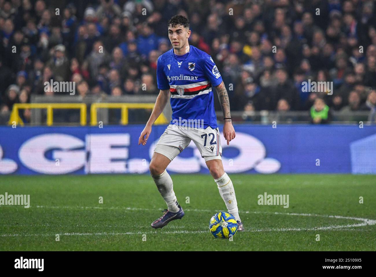 Genoa, Italy. 29th Dec, 2024. Davide Veroli (Sampdoria) during UC ...