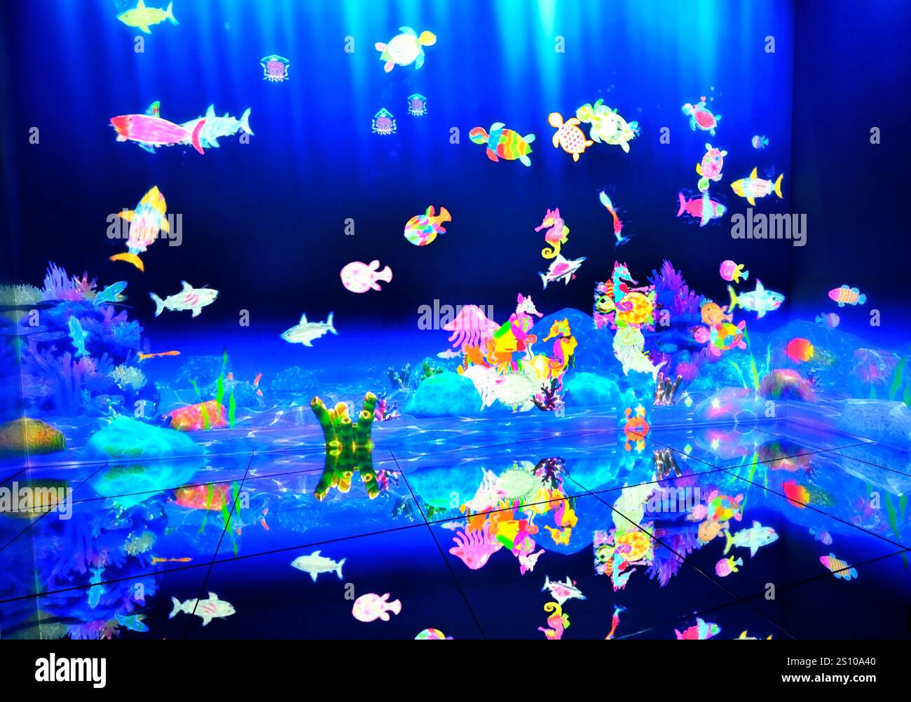 TeamLab Planets Tokyo Japan Stock Photo - Alamy
