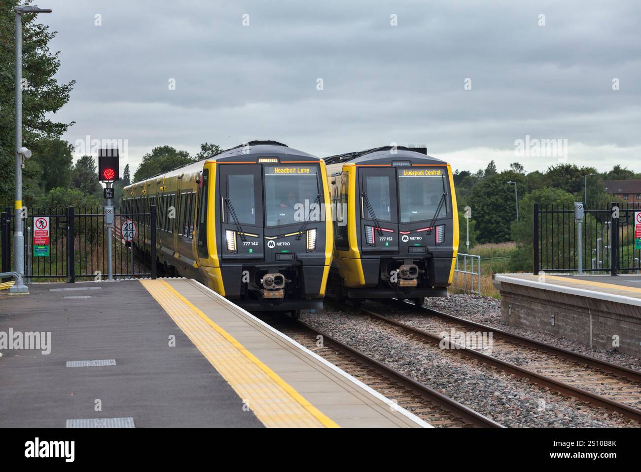 Merseyrail class 777 battery electric multiple unit 777142 and 777152 ...