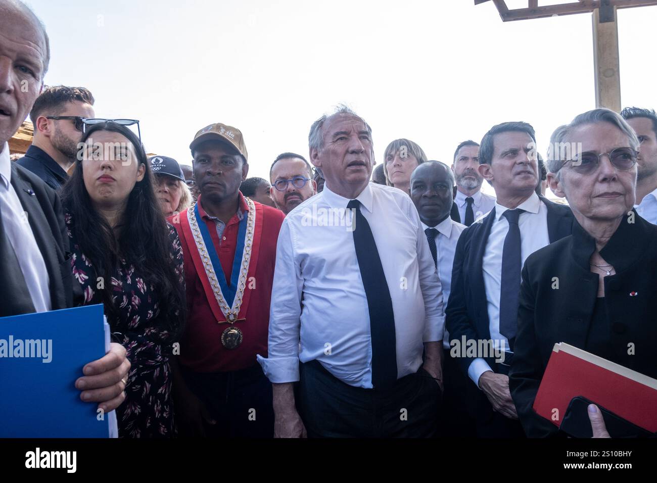France. 30th Dec, 2024. Michael Bunel/Le Pictorium - Ministerial visit ...