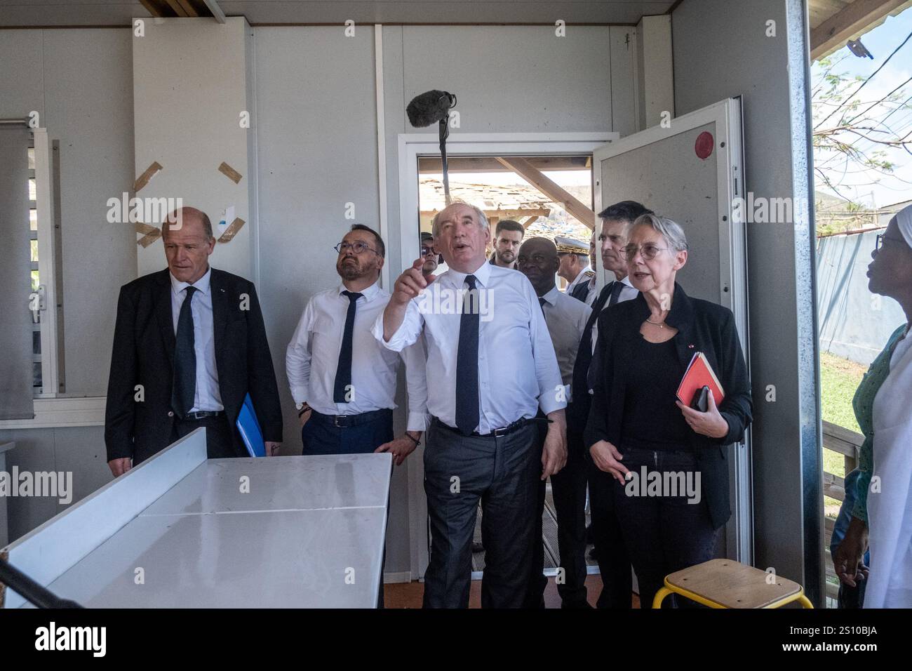 France. 30th Dec, 2024. Michael Bunel/Le Pictorium - Ministerial visit ...