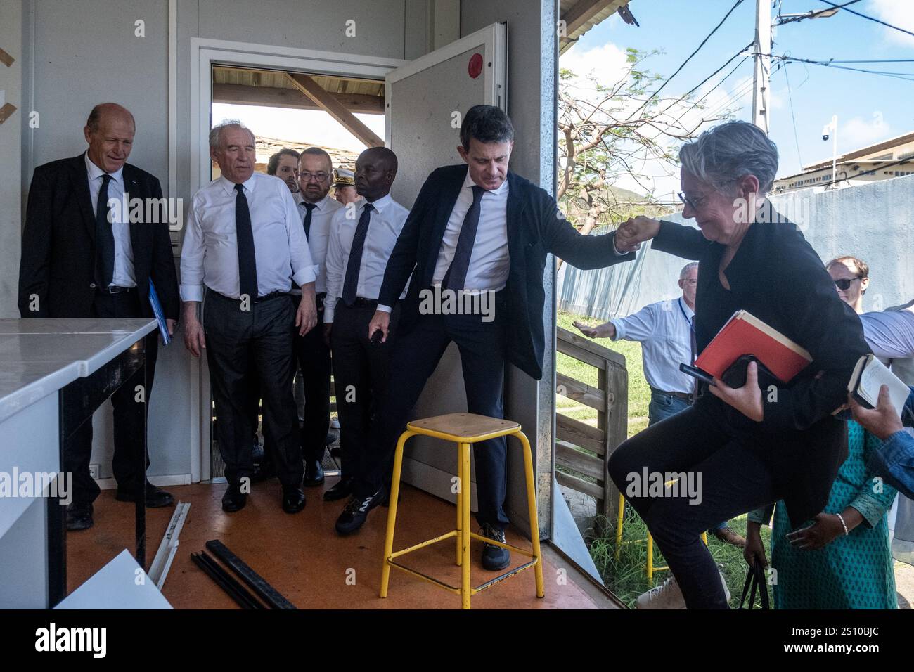 France. 30th Dec, 2024. Michael Bunel/Le Pictorium - Ministerial visit ...