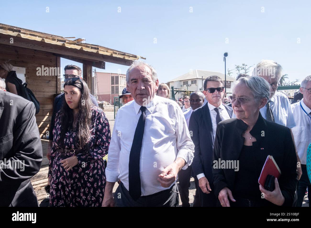 France. 30th Dec, 2024. Michael Bunel/Le Pictorium - Ministerial visit ...