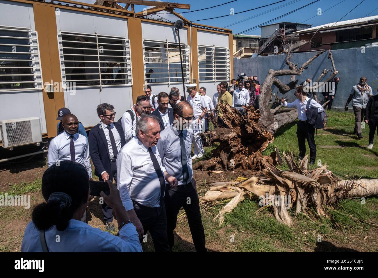 Michael Bunel / Le Pictorium - Ministerial visit to Mayotte. - 30/12 ...
