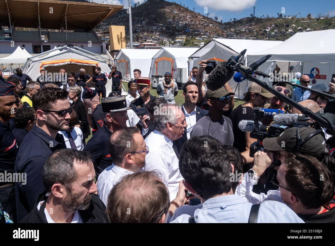 France. 30th Dec, 2024. Michael Bunel/Le Pictorium - Ministerial visit ...