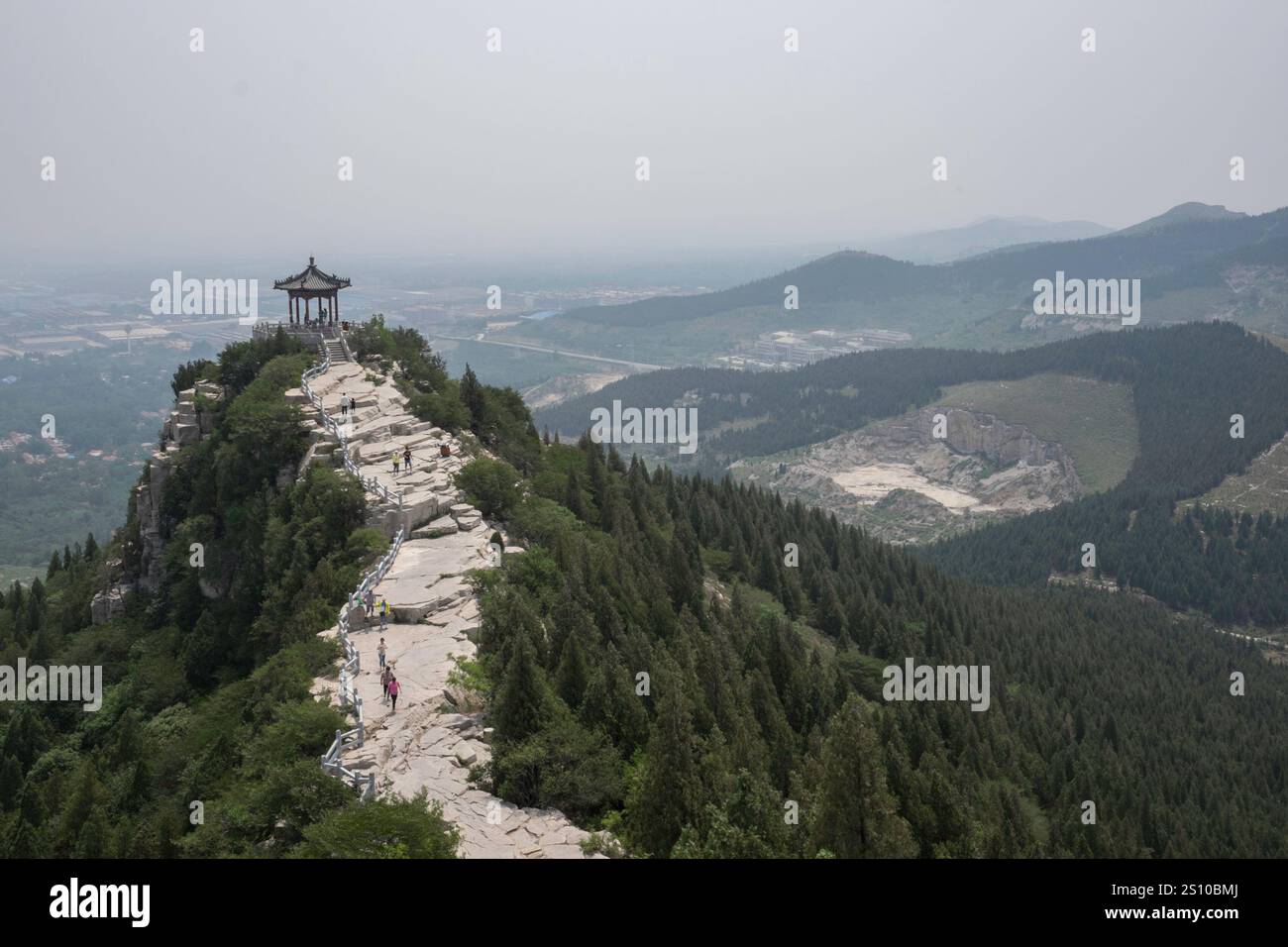 China, Qingzhou, 2015-06-07, architecture, temple, mountains, pagoda ...