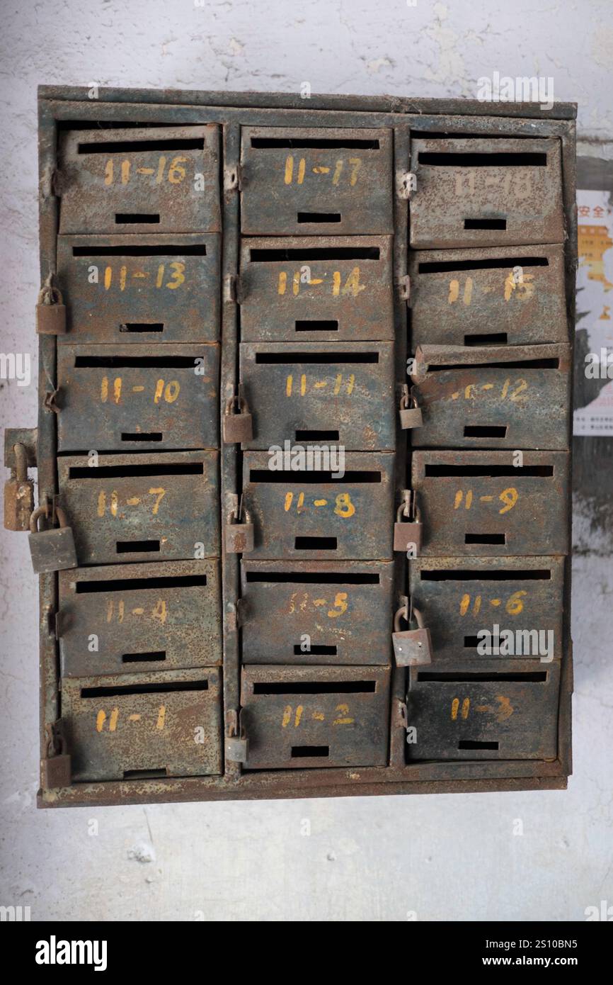 China, Yantai, 2015-06-10, old city, street, city, old building ...