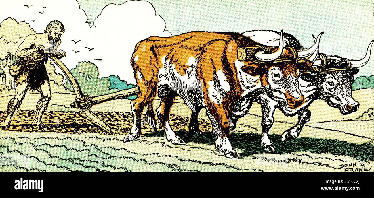 Neolithic agriculture. By Donn Philip Crane (1878-1945). The Neolithic Revolution, also known as ...