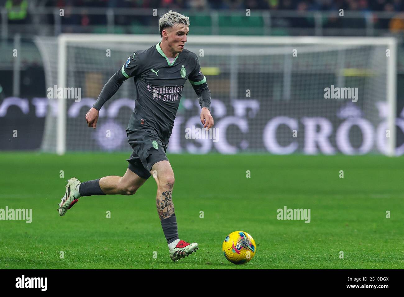 Alejandro Jimenez Sanchez of AC Milan seen in action during Serie A ...