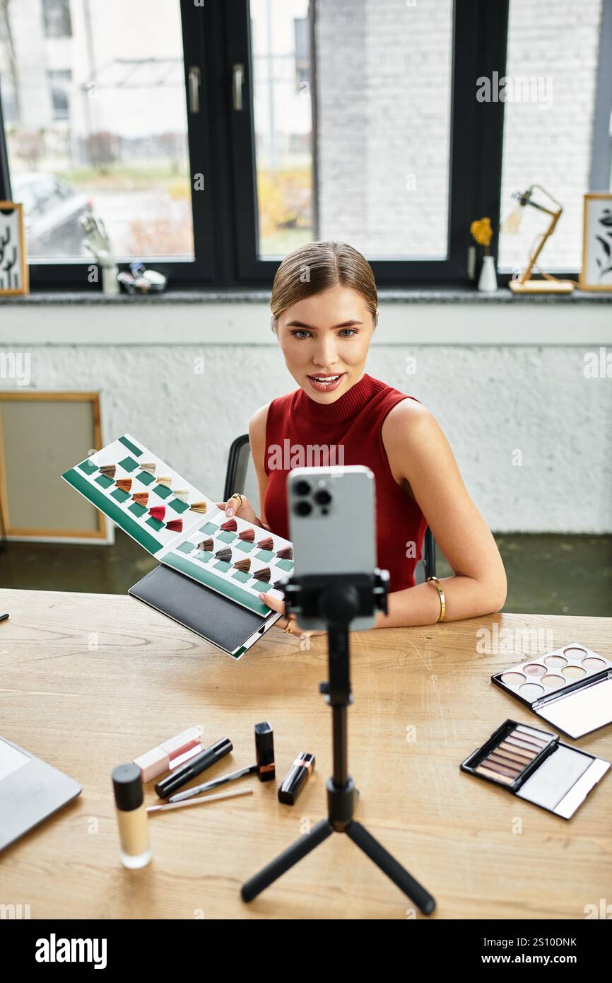 In a bright space, a millennial influencer shares her best beauty finds ...
