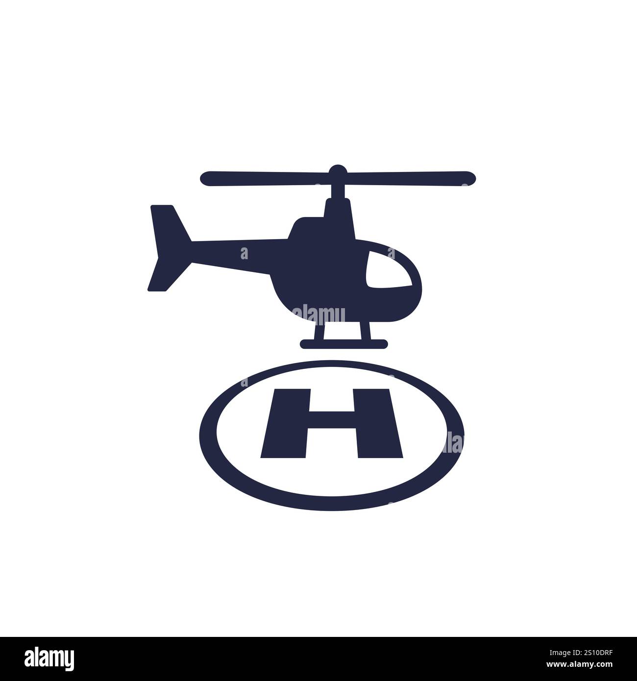 helipad icon, landing area for helicopters Stock Vector Image & Art - Alamy