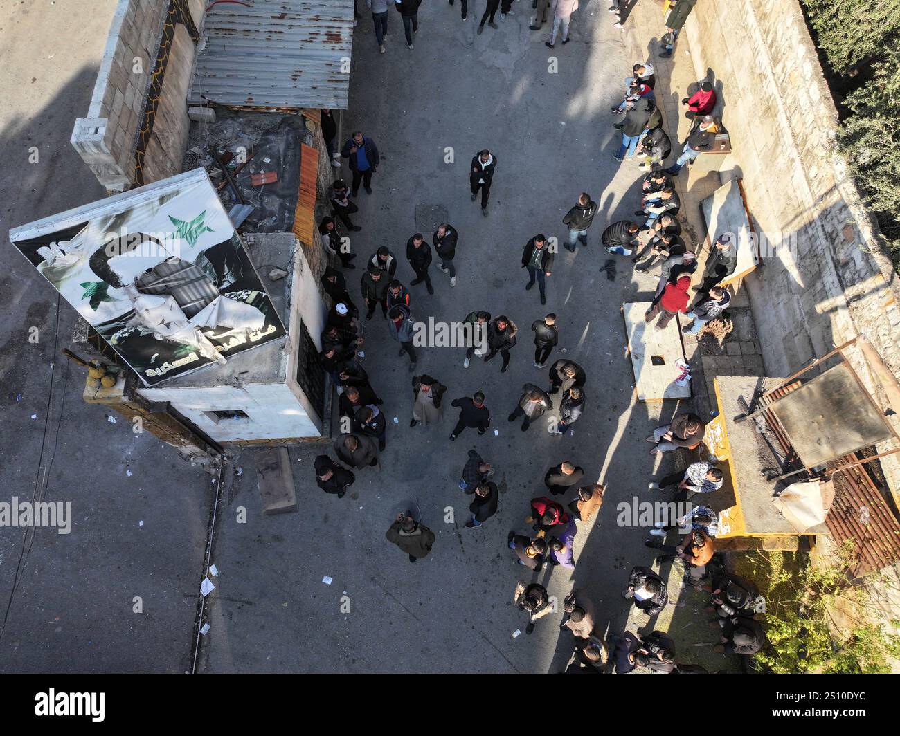 Halep, Turkey. 22nd Dec, 2024. The soldiers and policemen of the former ...