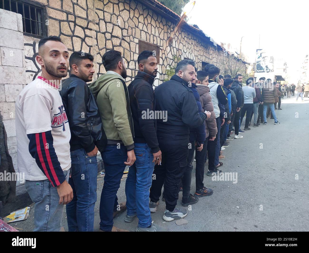 Halep, Turkey. 22nd Dec, 2024. The soldiers and policemen of the former ...