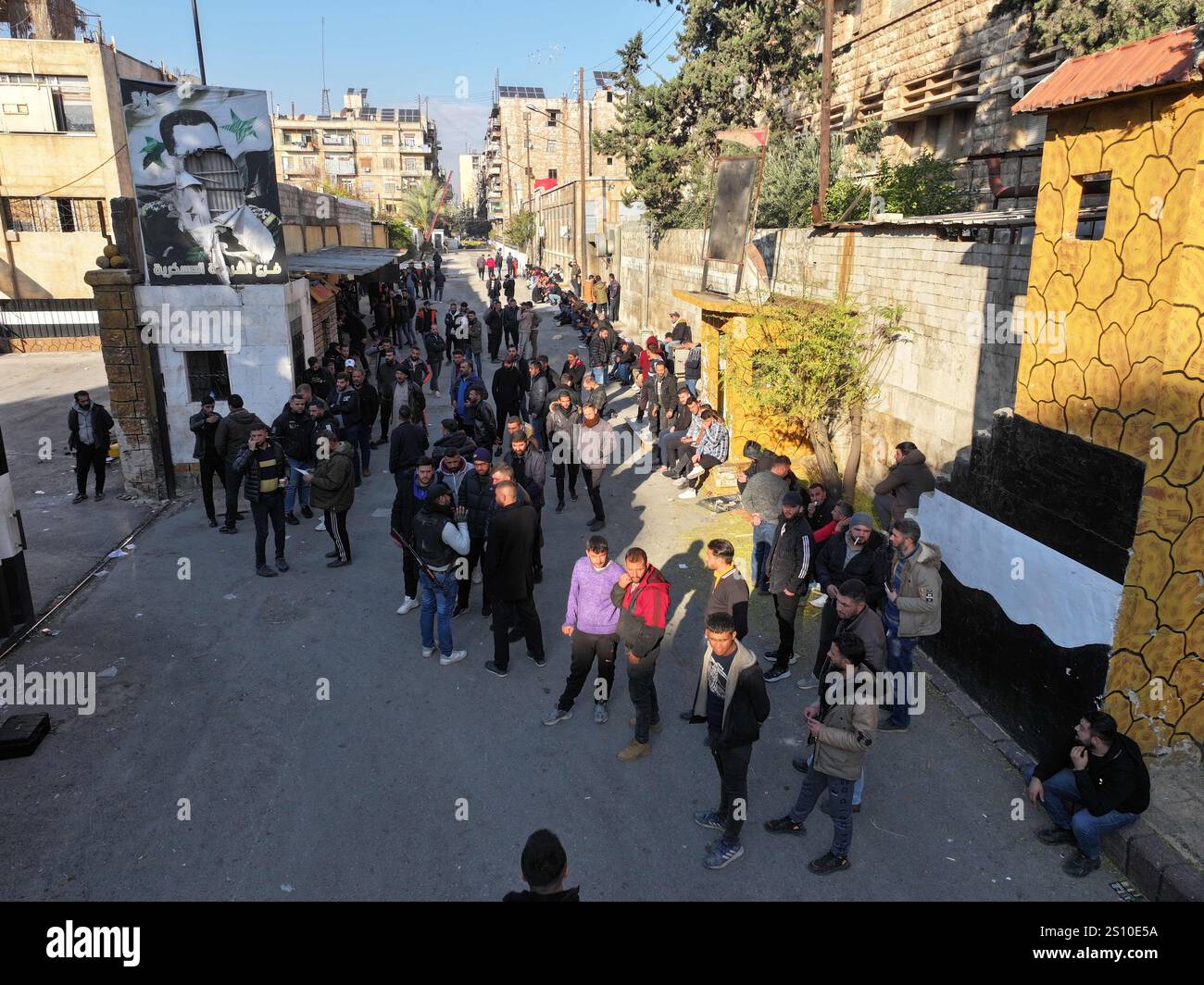 Halep, Turkey. 22nd Dec, 2024. The soldiers and policemen of the former ...