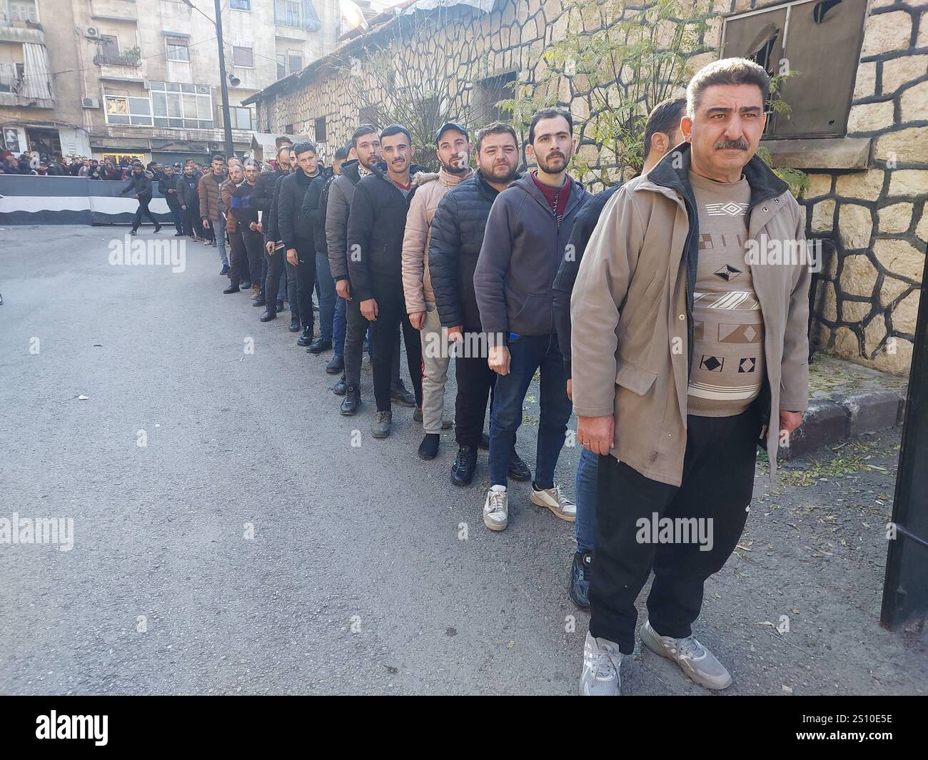Halep, Turkey. 22nd Dec, 2024. The soldiers and policemen of the former ...