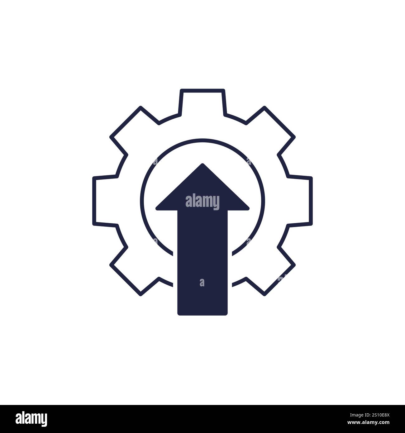 efficiency and production growth icon Stock Vector Image & Art - Alamy