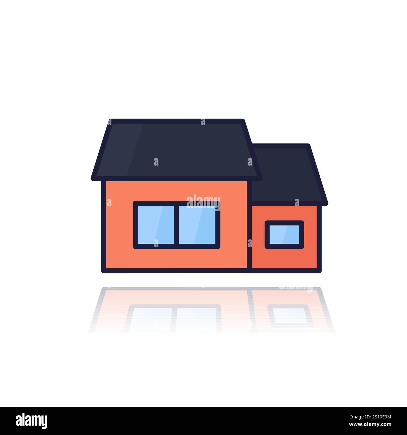 home extension icon with outline Stock Vector Image & Art - Alamy