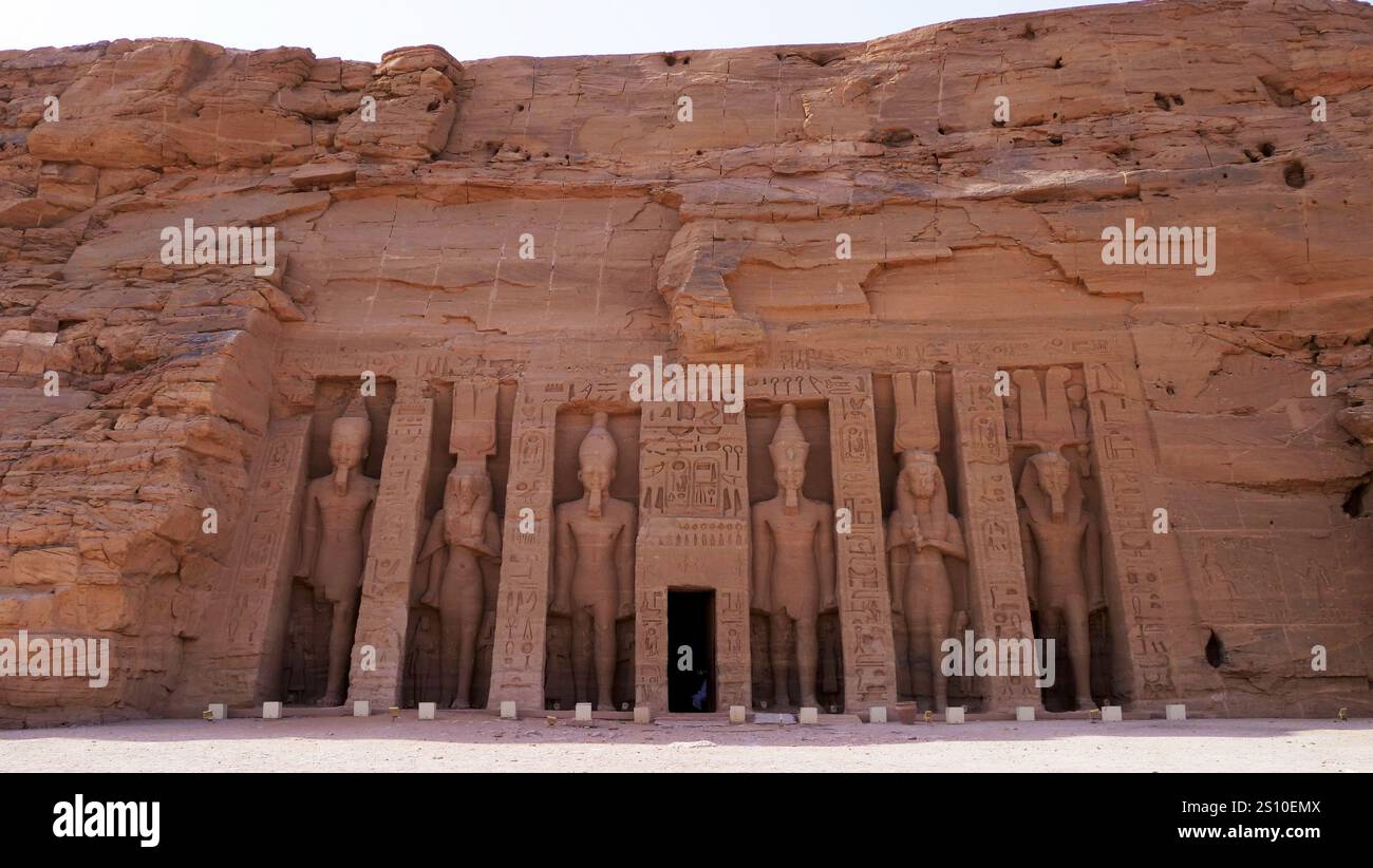 Nefertari Temple, Abu Simbel, Egypt Stock Photo - Alamy