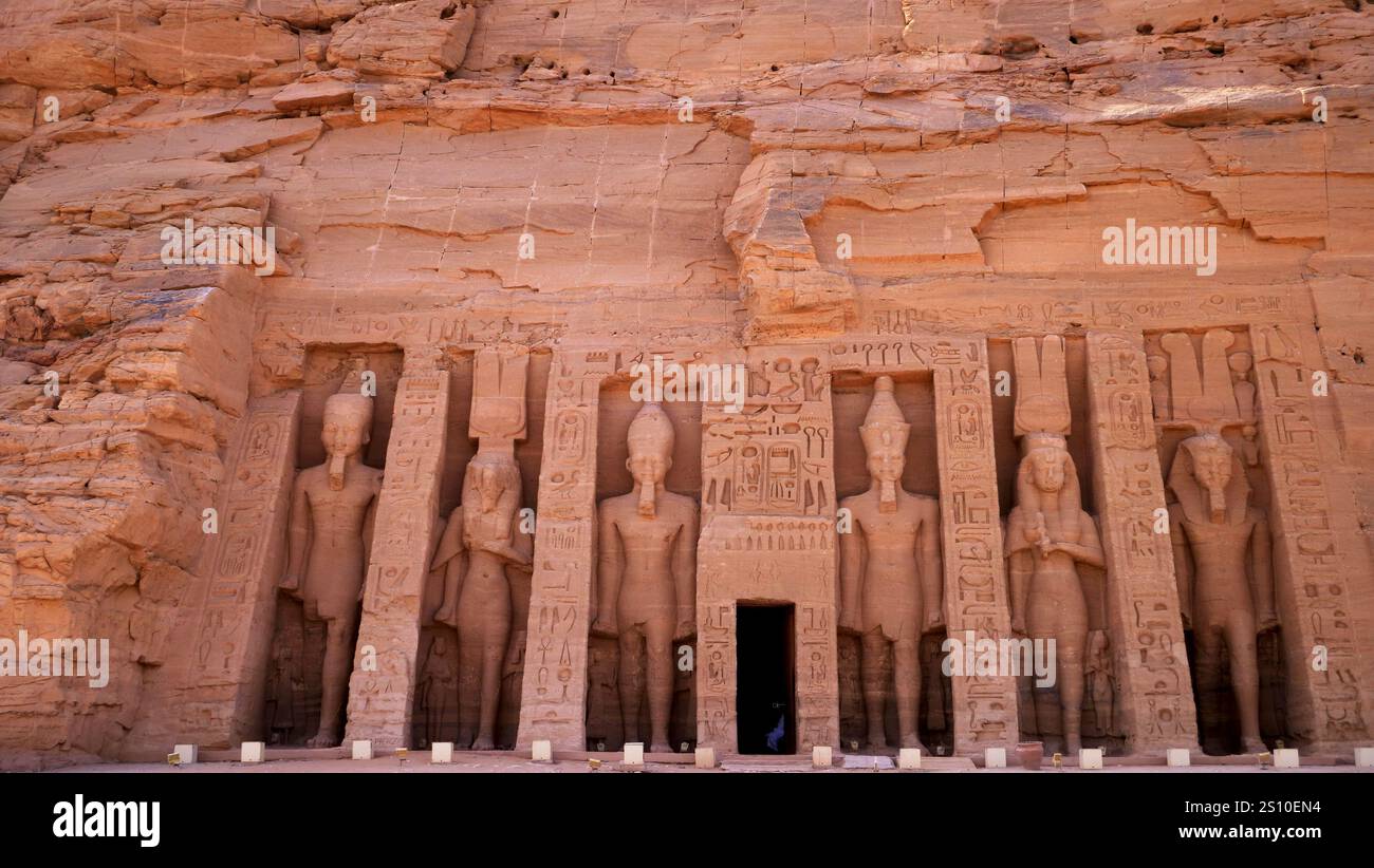Nefertari Temple, Abu Simbel, Egypt Stock Photo - Alamy
